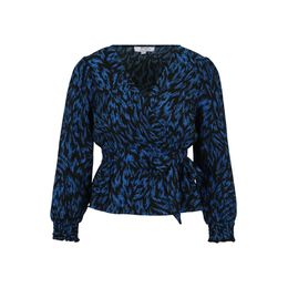 Dorothy Perkins Petite Bluse Damen Gr&ouml;&szlig;e XS blau / schwarz