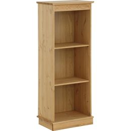 Bücherregal Home Affaire "Indra", beige (natur), B:46cm H:117cm T:32cm, Massivholz, Regale, aus massiver Kiefer, in verscheidenen Höhen, mit FSC