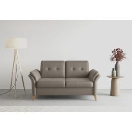 Sit & More 2-Sitzer SIT & MORE "G&ouml;teborg", braun (savannah), B:171cm H:90cm T:102cm, Sofas, inklusive Sitztiefenverstellung und Federkern