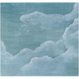 Fototapete vtwonen "Wolken", bunt, B:3,18m L:3m, Vlies, Tapeten, Blau - 318x300cm