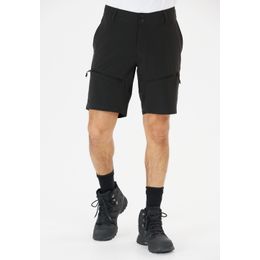 Shorts WHISTLER, Herren, Gr. S, US-Größen, schwarz (dunkelgrau, schwarz), 91% Polyester, 9% Elasthan, unifarben, sportlich, Hosen, mit 4-Wege-Stretch-Material