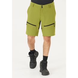 Shorts WHISTLER, Herren, Gr. L, US-Größen, grün (limette), 91% Polyester, 9% Elasthan, unifarben, sportlich, Hosen, mit 4-Wege-Stretch-Material