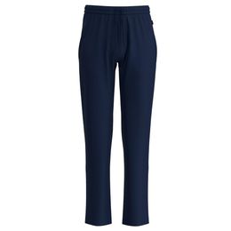 Sweathose TRIGEMA "TRIGEMA Freizeithose aus Sweat-Qualität", Herren, Gr. S, US-Größen, blau (navy), 70% Baumwolle, 30% Polyester, sportlich, Hosen