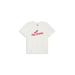 thinking mu Shirt ' LOVE ' female White size L