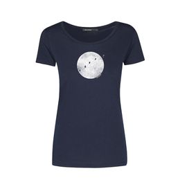 Greenbomb Shirt 'Nature Penguin Hike' female Blue size XL