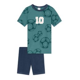 Schiesser Pajamas ' Boys World Organic Cotton ' boy Green size 98