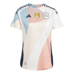 adidas Performance Trikot 'Spain 25 Away' Damen Größe 5XL/6XL creme / hellblau / schwarz / weiß