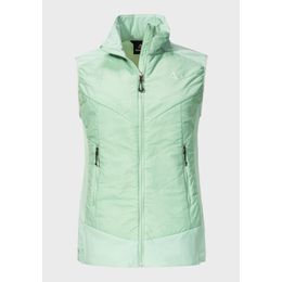 Schöffel Funktionsweste SCHÖFFEL "Hiking Hybrid Vt Style Blaueis WMS", Damen, Gr. 38, 6205, grün, Oberstoff: 88% Nylon 12% Elasthan Oberstoff Vorderteil: 100% Nylon Futter: 100% Polyester Wattierung: 100% Polyester, sportlich, ohne Ausschnitt, Westen