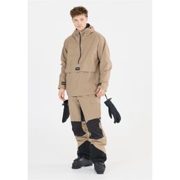 Skijacke SLOPE "Ruki", Herren, Gr. L, beige, 100% Polyester, unifarben, normal, ohne Ausschnitt, Jacken, Im wetterfesten Anorak-Design