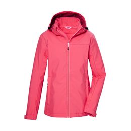 Softshelljacke Killtec "KOS 102 WMN SFTSHLL JCKT", Damen, Gr. 36, pink, Oberstoff: Oberseite: 100% Polyester, Rückseite: 100% Polyester, Futter: 100% Polyester, sportlich, Jacken, Wasserabweisende, atmungsaktive Softshelljacke, PFAS-frei imprägniert