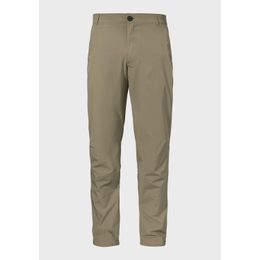 Schöffel Outdoorhose SCHÖFFEL "Urban CIRC Pants Style Baguio MNS", Herren, Gr. 50, Normalgrößen, braun (4725, braun), Oberstoff: 100% Polyester, modisch, Hosen