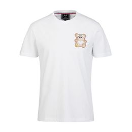 19V69 Italia T-Shirt 'Rafael Teddy' Herren Gr&ouml;&szlig;e XXL beige / sand / gelb / wei&szlig;