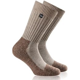 Rohner Original Socken - beige - Gr. 42-44 - Wolle/Polyacryl/Elastan