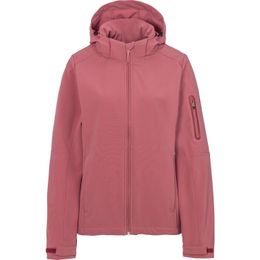 McKINLEY Mount Bona Softshelljacke Damen - rot - Gr. 46 - Polyester