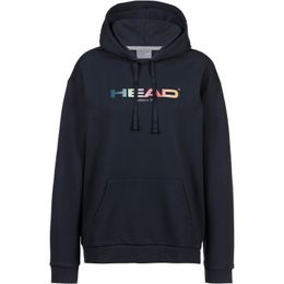 Head Rally Hoodie Damen - blau - Gr. XS - Baumwolle/Polyester