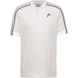 Head Play Tennis Polo Herren - grau - Gr. M - Polyester