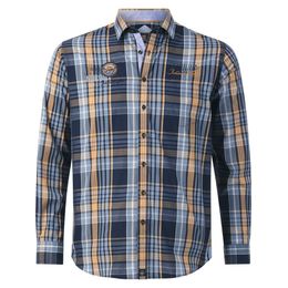 Jan Vanderstorm Button Up Shirt ' Jirka ' male Blue size 4XL