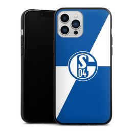 DeinDesign iPhone 13 Pro Max Handy Silikon H&uuml;lle Case schwarz Handyh&uuml;lle Official Licensed Product Fc Schalke 04 Bundesliga