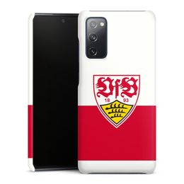DeinDesign Galaxy S20 FE Handy Premium Case Smartphone Handyh&uuml;lle Schutzh&uuml;lle matt Vfb Stuttgart Official Licensed Product Logo Premium Case