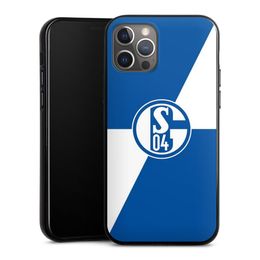 DeinDesign iPhone 12 Pro Handy Silikon H&uuml;lle Case schwarz Handyh&uuml;lle Official Licensed Product Fc Schalke 04 Bundesliga