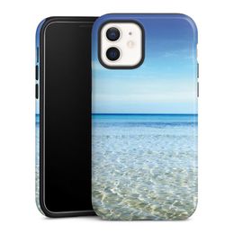 DeinDesign iPhone 12 mini Handy Panzer Handyh&uuml;lle robuste Outdoor H&uuml;lle Schutzh&uuml;lle gl&auml;nzend Urlaub Sky Ocean Tough Case