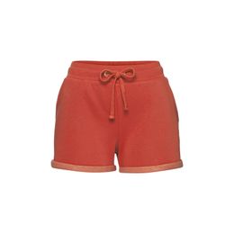 Lascana Damen Sweatshorts, rotbraun, Gr&ouml;&szlig;e 32/34