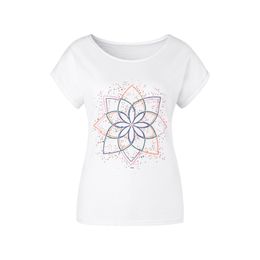 Buffalo Damen T-Shirt, wei&szlig;, Gr&ouml;&szlig;e 32/34