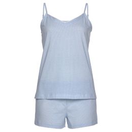 Vivance Dreams by Lascana Damen Shorty, blau-wei&szlig;, Gr&ouml;&szlig;e 32/34