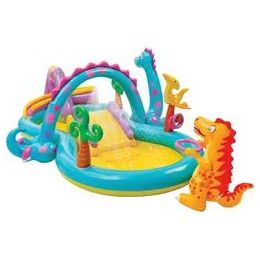 Planschbecken Intex "Dinoland Play Center", bunt, B:229cm H:112cm L:302cm, Vinyl, PVC, Planschbecken