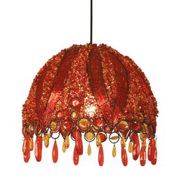 Näve Näve Hängeleuchte , Orange , Metall, Kunststoff , 101 cm , mit Behang , Lampen & Leuchten, Innenbeleuchtung, Hängelampen, Esstischlampen