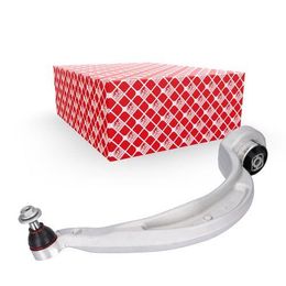 febi bilstein Lenker, Radaufhängung vorne links mit Sicherungsmutter 65mm für AUDI 8K0407693FS1 8K0407693F 8K0407693H 34822