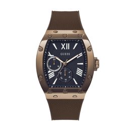 Guess Uhr ' FALCON ' Herren Gr&ouml;&szlig;e One Size braun / schwarz / silber