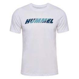Hummel T-Shirt Herren Gr&ouml;&szlig;e XXL blau / wei&szlig;