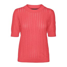 V&eacute;ro Moda Vero Moda Pullover 'Morena' Damen Gr&ouml;&szlig;e S rot