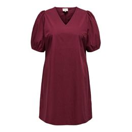 Only Carmakoma Kleid 'Lina' Damen Gr&ouml;&szlig;e 46 burgunder Winterkleid