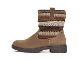 Minnetonka Stiefelette 'Joli' Damen Gr&ouml;&szlig;e 42 braun / cappuccino / dunkelbraun Winterschuhe