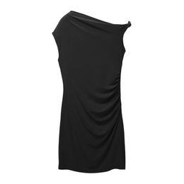 Pull&Bear Pull&bear Kleid Damen Gr&ouml;&szlig;e 40 schwarz Winterkleid