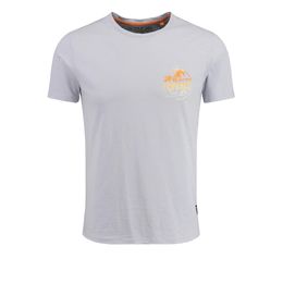 Key Largo T-Shirt 'SOUND' Herren Gr&ouml;&szlig;e XXL hellblau / mischfarben