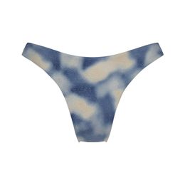 Hunkem&ouml;ller Hunkem&ouml;ller Bikinihose 'Lagoa' Damen Gr&ouml;&szlig;e L blau / wei&szlig;