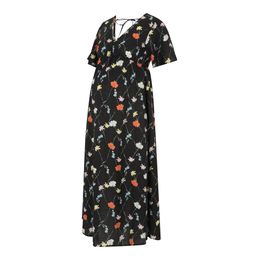 Vero Moda Maternity Umstand Kleid 'VMMFlora Olga' Damen Gr&ouml;&szlig;e 44 pastellgelb / koralle / schwarz / wei&szlig; Winterkleid