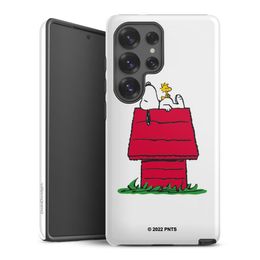 DeinDesign Galaxy S25 Ultra Handy Panzer Handyh&uuml;lle robuste Outdoor H&uuml;lle Schutzh&uuml;lle matt Snoopy Peanuts Official Licensed Product Tough Case