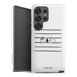 DeinDesign Galaxy S25 Ultra Handy Panzer Handyh&uuml;lle robuste Outdoor H&uuml;lle Schutzh&uuml;lle matt Snoopy Dog Peanuts Tough Case