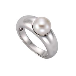 ZEEme Pearls Ring 925 Sterling Silber Muschelkernperle wei&szlig;