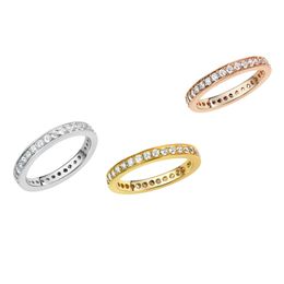 ZEEme Silber Ring 925 Silber Zirkonia wei&szlig;