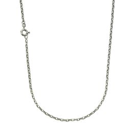 ZEEme Basic Halskette 925 Silber Ankerkette 45cm