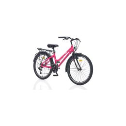 24 Zoll Alu Fahrrad Cityrad 24 M&auml;dchen Fahrrad Rad 21G Rh 38 cm STVO