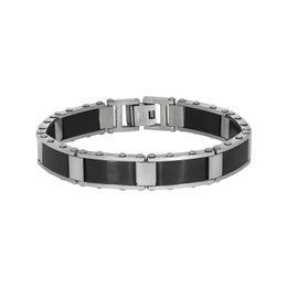 ZEEme Stainless Steel Armband Edelstahl poliert matt zweifarbig