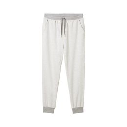Tom Tailor Damen Loungewear Sweat-Hose in Melange Optik, grau, Meliert, Gr. XL/42