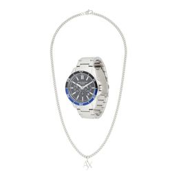 Armani Exchange Analog Watch male Silver size One Size