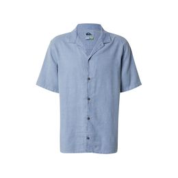 Quiksilver Athletic Button Up Shirt 'Sunrise' male Blue size XL